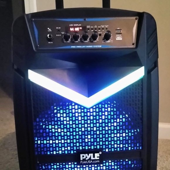 Pyle | Portable Audio & Video | Pyle Black And Blue Trolley Audio ...
